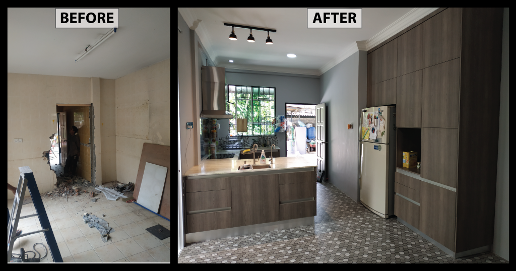 Small Kitchen at Kuching (MJC) - Spaces Kitchen and Wardrobe